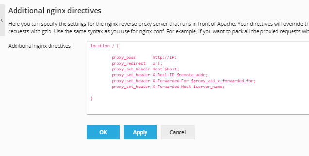 How Do I Setup Nginx As A Reverse Proxy In Plesk