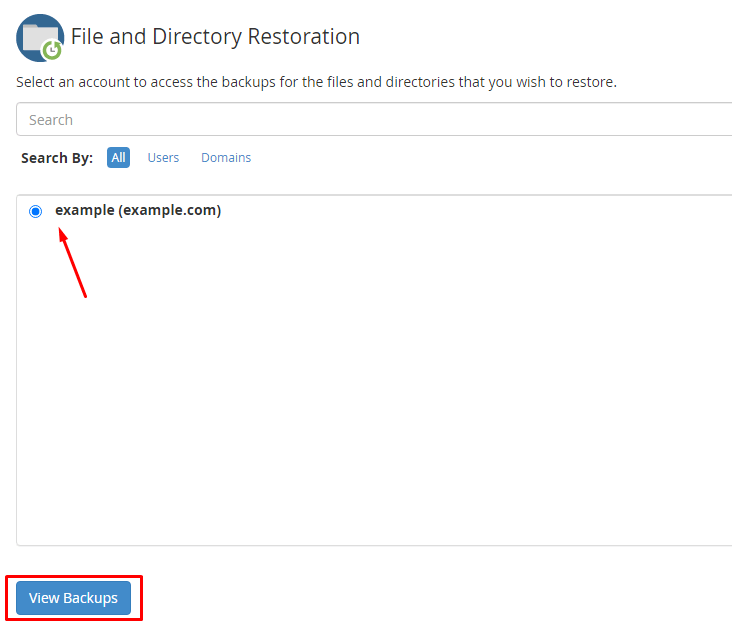 How to Restore a Backup of a File or Folder Using WHM?