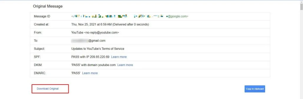 How to View Email Header in Gmail?
