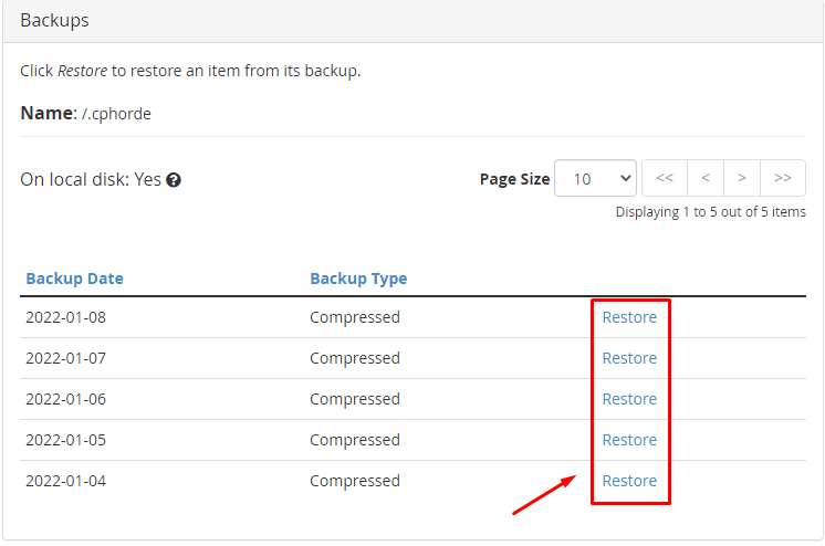 How to Restore a Backup of a File or Folder Using WHM?
